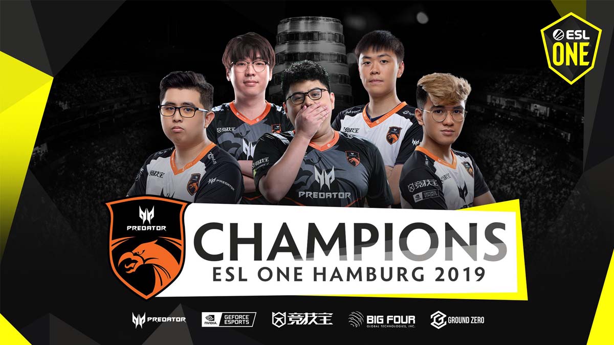 TNC ไร้พ่าย!! คว้าแชมป์ ESL ONE Hamburg 2019 • GAMERR.NET